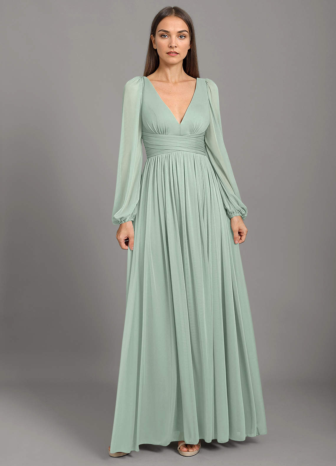 Azazie Norah Agave Bridesmaid Dresses | Azazie AU