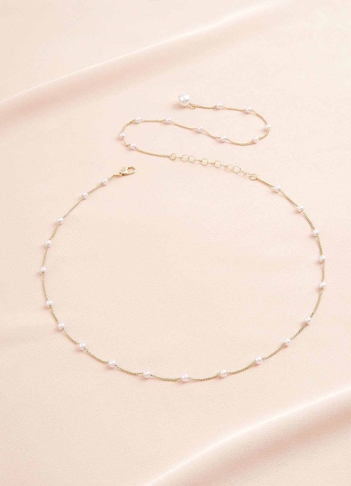 Mini Pearl Back Body Chain | Azazie