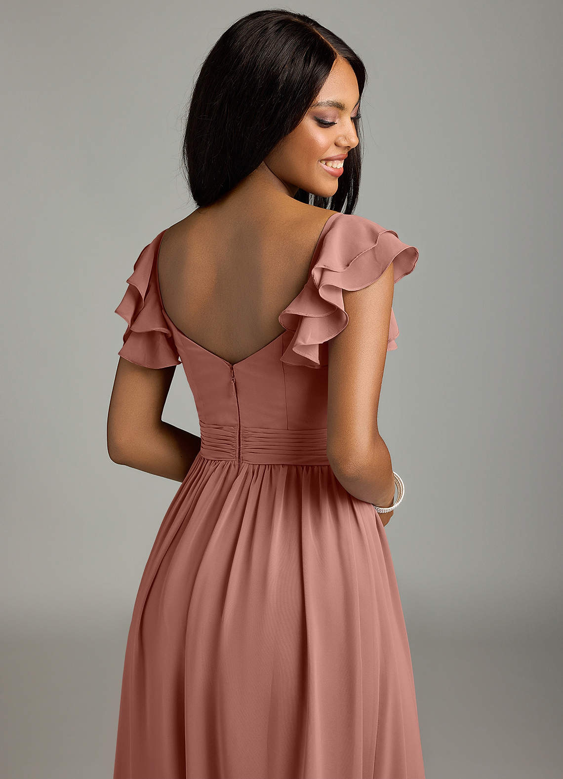 Azazie Anaya Cedar Rose Bridesmaid Dresses | Azazie