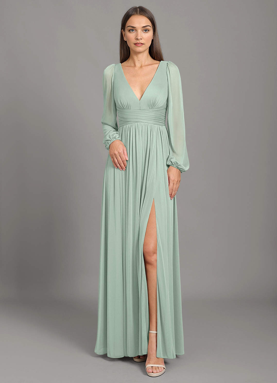 Azazie Norah Agave Bridesmaid Dresses | Azazie AU