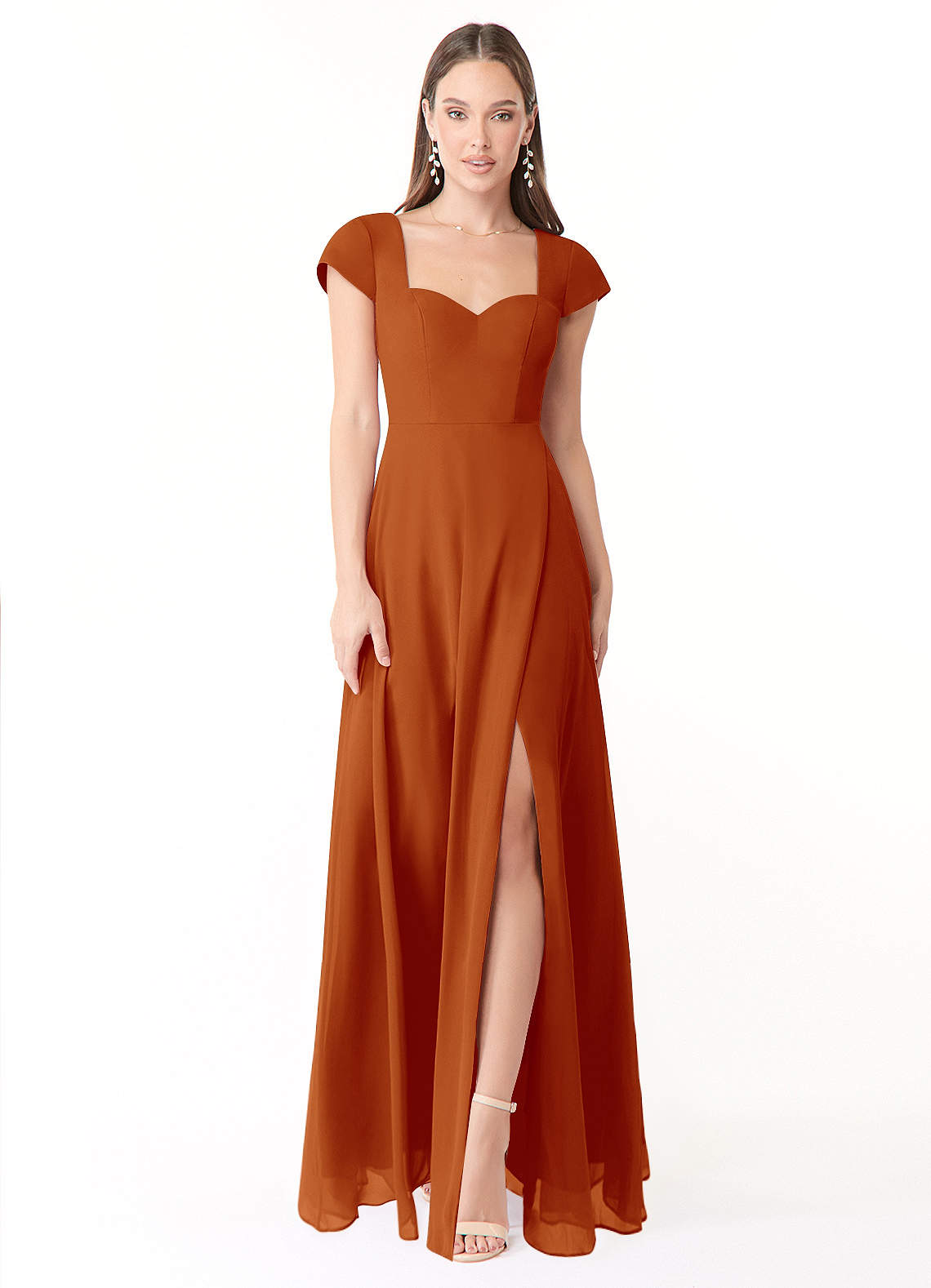 Azazie Hainsly Paprika Bridesmaid Dresses | Azazie